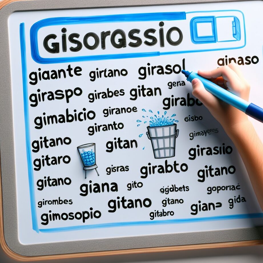 10 palabras con gi - Educatics