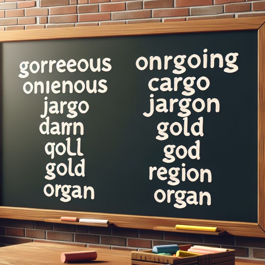 10 palabras con go - Educatics