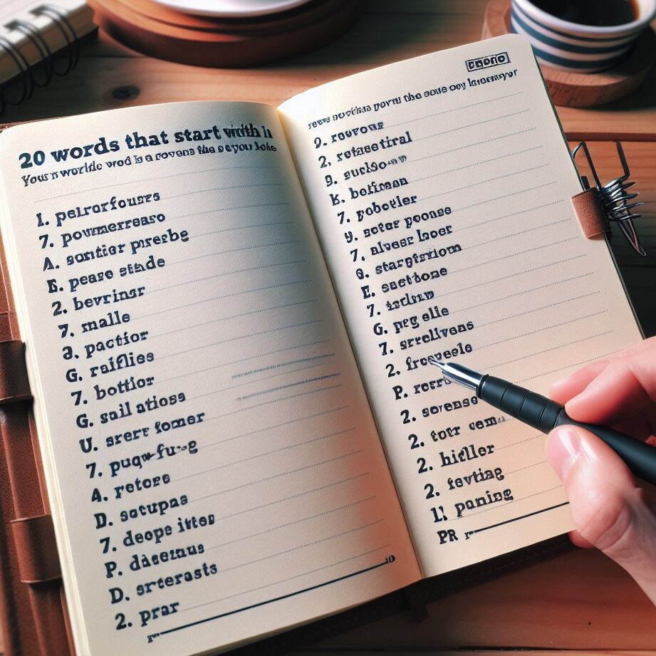 20 Palabras con PR: Aprende a Utilizarlas Correctamente en tu Escritura ...