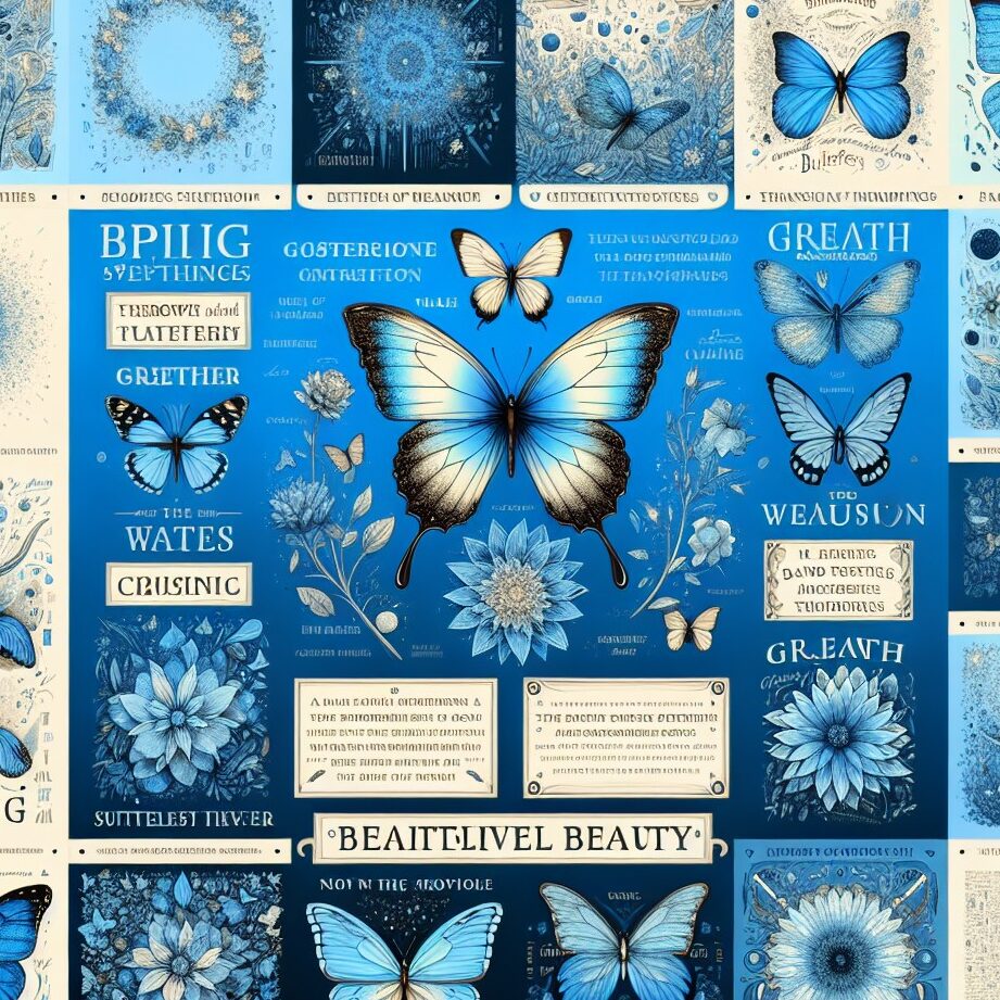 Significado del color azul y frases inspiradoras de mariposas - Educatics